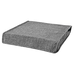 eXtremeRate Gray Horizontal Dust Cover for PS4 Slim Console, Soft Neat Lining Dust Guard for PS4 Slim Console, Anti Scratch Waterproof Cover Protector Sleeve for PS4 Slim Console