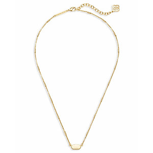 Kendra Scott Fern Pendant Necklace for Women, Dainty Fashion Jewelry, 14k Gold-Plated
