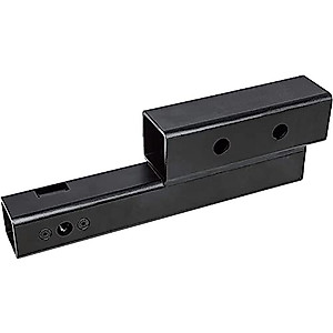 Ride KAC High-Low Hitch Adapter, Heavy Duty with Patented Anti-Wobble Mechanism, Drop Or Rise Hitch Height, 2" Hitch