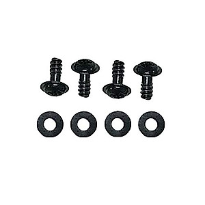 coolerguys Black Fan Screws with Anti-Vibration Washers (4 Pack)
