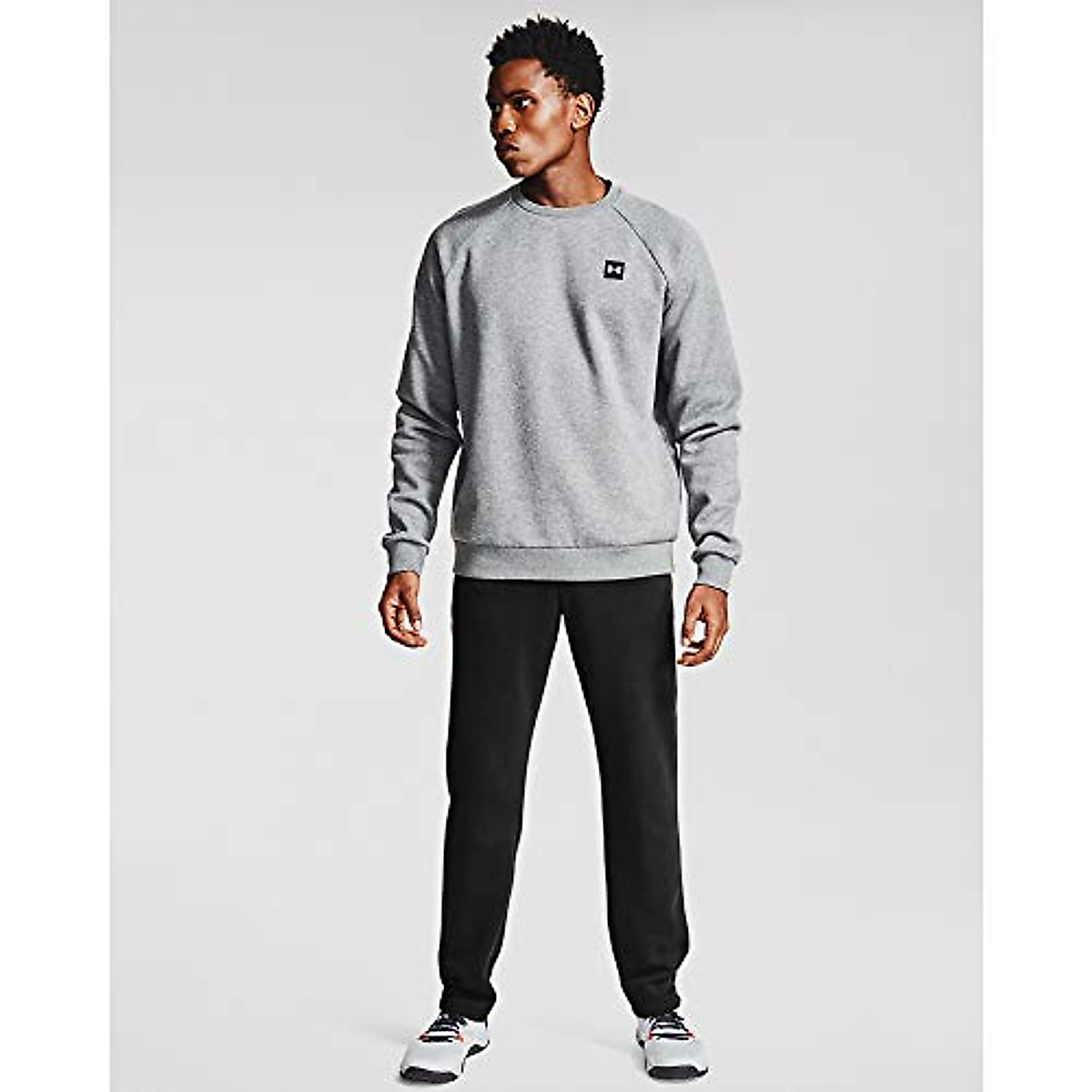 Under Armour Mens Rival Fleece Pants , Black (001)/Onyx White , Medium