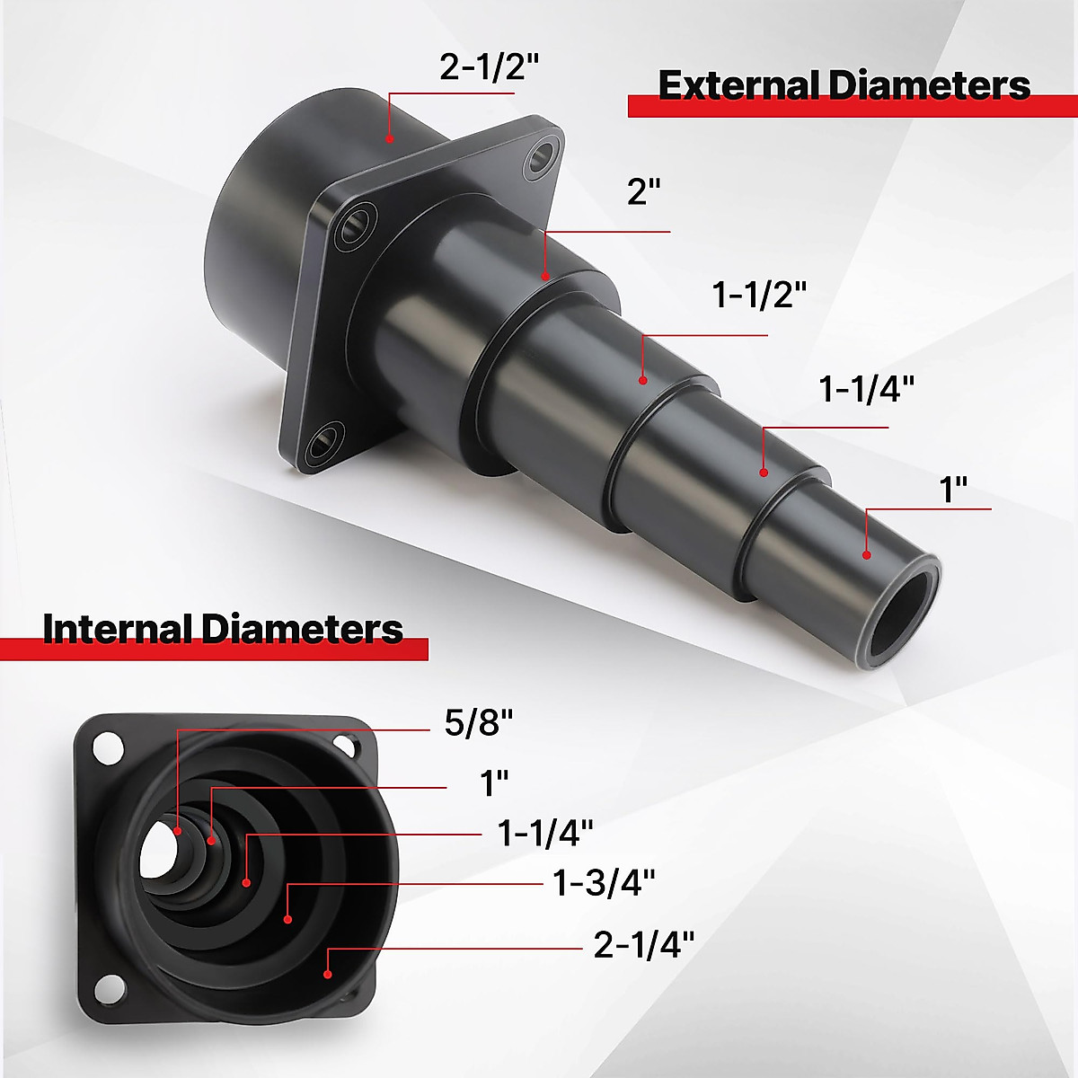 Shop Vac 90687 Universal Tool Adapter, 2PCS