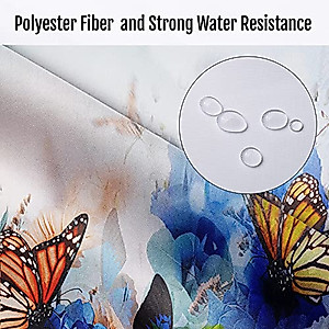 4 Piece Shower Curtain Sets, with 12 Hooks, Collage Beach Summer Seashells Sea Shell with Non-Slip Rugs, Toilet Lid Cover and Bath Mat, Durable and Waterproof, for Bathroom Decor Set, 72" x 72"