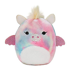 Squishville Squishmallows Mystery Mini Plush Rainbow Dream Squad, Six 2” Soft Mini-Squishmallow Rainbow Dream Squad, Irresistibly Soft Colourful Plush, Mini Rainbow Dream Squad Squishmallows