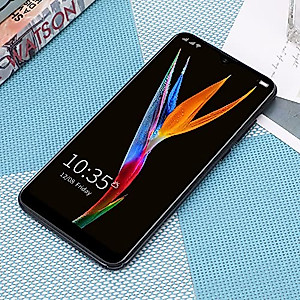 Bewinner 6.1 Inch HD Full Screen Unlocked Smartphone, 3GB 32GB Dual Card Dual Standby Facial Recognition Unlocked Mobile Phone, 10 Core CPU Cellphone for Android 6(Black)