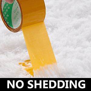 TABAYON Extra Large Shag Area Rug, 9x12 Feet Ivory Indoor Ultra Soft Plush Rugs for Living Room, Non-Skid Modern Nursery Faux Fur Rugs for Home Decor