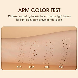 Freckles Pen, 2 Color Natural Freckles Makeup Pens Waterproof Long-Lasting Quick-Dry Pen, Natural Like-real Makeup, Easy Makeup Tool For a Natural Sun-kissed Makeup, Light Brown&Natrual Coffee