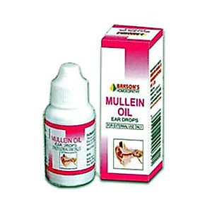 2 Lot Bakson's Homeopathy - Mullein Oil Ear Drops "FAST DELIVERY GAURANTEED"