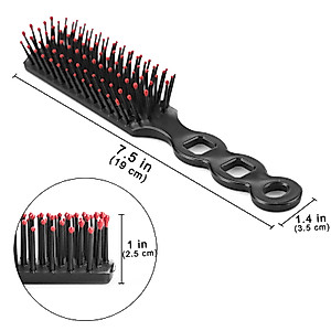 Bulk Hair Brushes for Homeless Individually Wrapped, Hair Brush Bulk, Hair Brush for Curly Hair Suitable for Homeless,Shelter,Air Bnb/Hotel(24 PCS)