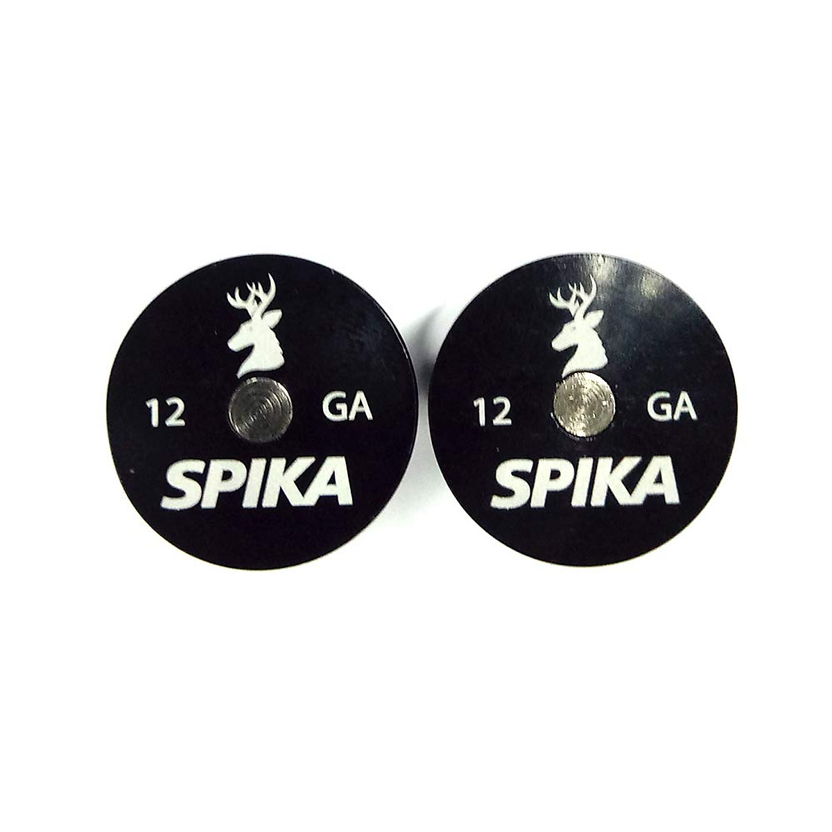 SPIKA 12 Gauge Snap Caps,Aluminium 12 ga Shotgun Dummy Rounds,12g Dry Fire Practice Blank Shells [2Pcs]