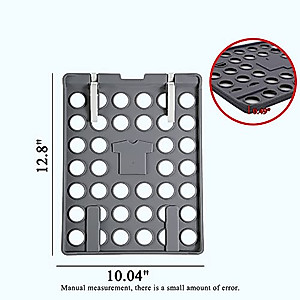 10 Layer Stackable T Shirt Trays Board with Clips Wardrobe Shelf Dividers Closet Organizers Pants Clothes Folder Storage System