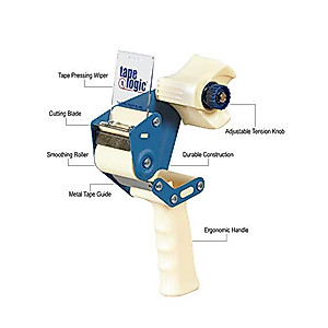 Ship Now Supply Tape Logic Heavy-Duty Carton Sealing Tape Dispenser, 2"