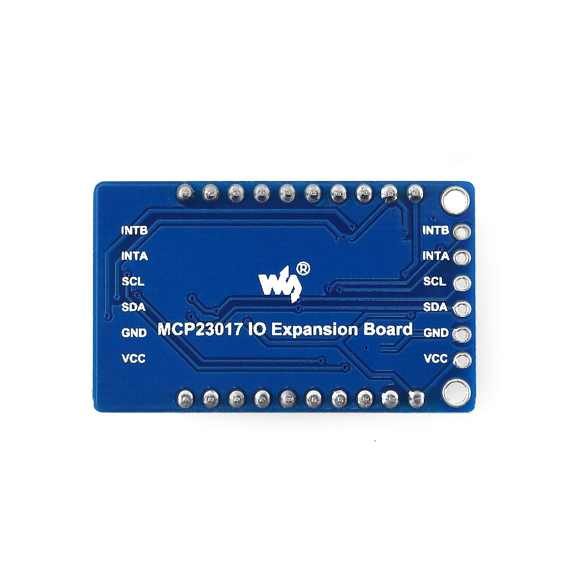 Waveshare MCP23017 IO Expansion Board I2C Interface Expands 16 I/O Pins Stack to 8 pcs Used at The Same Time Allow Multi I2C Modules to be Stacked