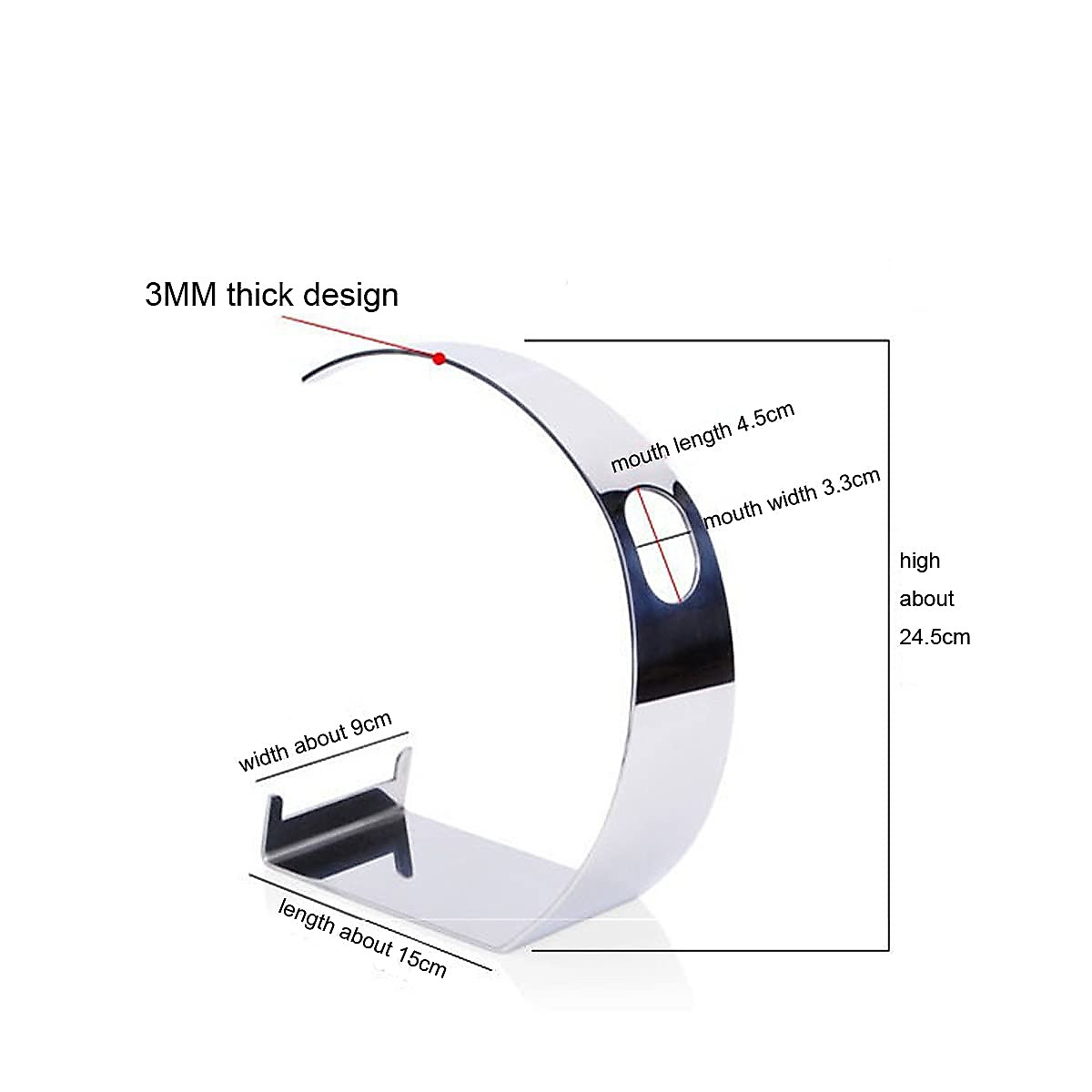 CdyBox European Stainless Steel Creative Wine Shelf Household Wine Bottle Rack