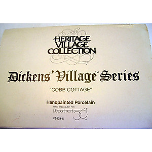 Heritage Village Collection; Dicken's Village Series: "Cobb Cottage" #5824-6 by Department 56
