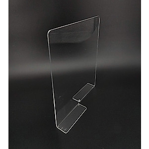 FixtureDisplays® 4PK Plexiglass Acrylic Closet Shelf Dividers for Clothes, Handbags, Purses, Books, Sweaters, Kitchen Pantry Shelve Organizers Adjustable Shelf Organizers & Storage 10082-2D