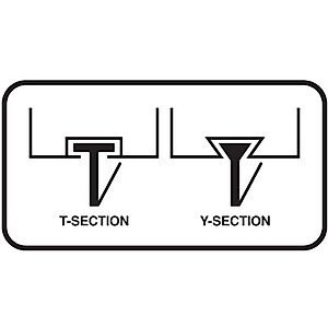 Storm Door Bottom Seal with Vinyl Replacement T Section - MD Building Products 04226