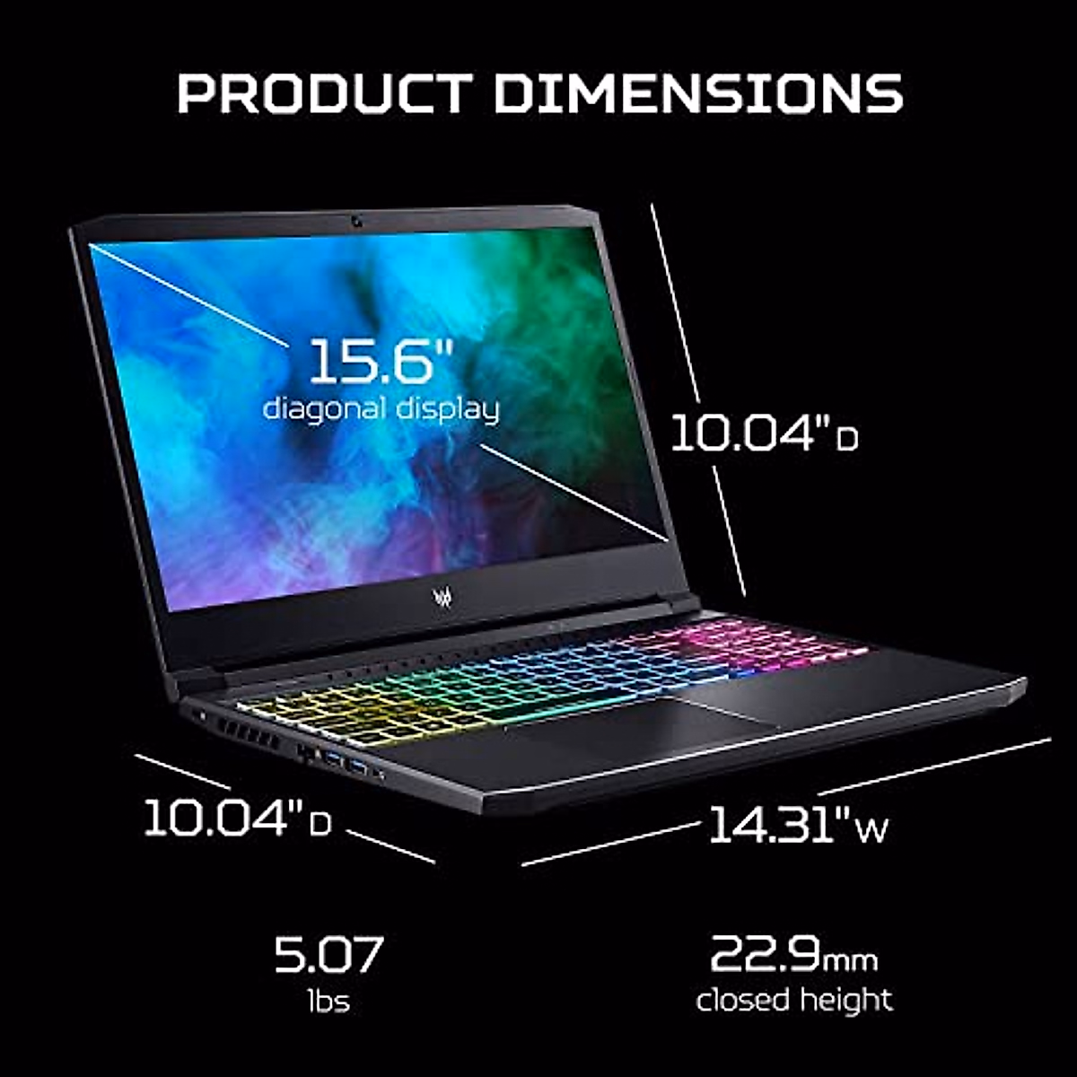 Acer 2022 Flagship Predator Helios Gaming Laptop: 15.6" FHD 144Hz 3ms IPS Display, Intel Gaming 8-Core i7-11800H, 64GB RAM, 4TB SSD, 6GB GeForce RTX 3060, Killer WiFi-6, RGB Keyboard, Win10H, TF