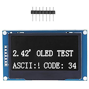 Deosdum 2.42 Inch OLED Display Module Liquid Crystal Screen Module SSD1309
