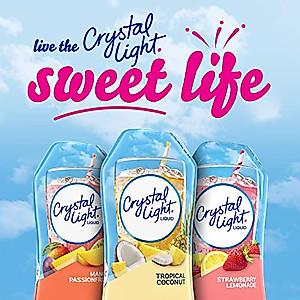 Crystal Light Liquid Tropical Coconut Naturally Flavored Drink Mix, 1.62 fl oz Bottle