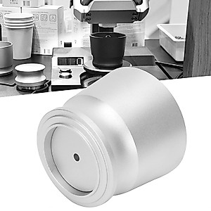 LiebeWH Dosing Cup, Dosing Cup Powder Dosing Rings Press Dosing Cup Feeder Part for 51mm Machine, Aluminium Alloy Coffee Powder Receiver Container, LiebeWHf1059gc3bx