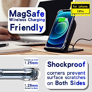 Cavdycidy for iPhone 13 pro Mirror Case for Women,Acrylic Mirror Phone Case That Can Be Used for Outdoor Makeup for Girl Who Love Beauty(Classic Mirror)