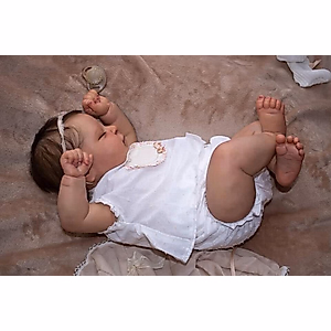 Pinky Reborn Baby Dolls 20 Inch Newborn Baby Doll Toddler Reborn Doll Toys for Kids Gifts