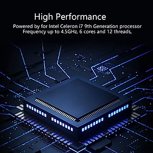 ciciglow 15.6in Laptop, Slim Laptop with Fingerprint Unlock, 8GB RAM 256GB SSD, for Intel I7 CPU, 6 Cores and 12 Threads, 1920x1080 HD Screen, for Windows 10, 8000mAh