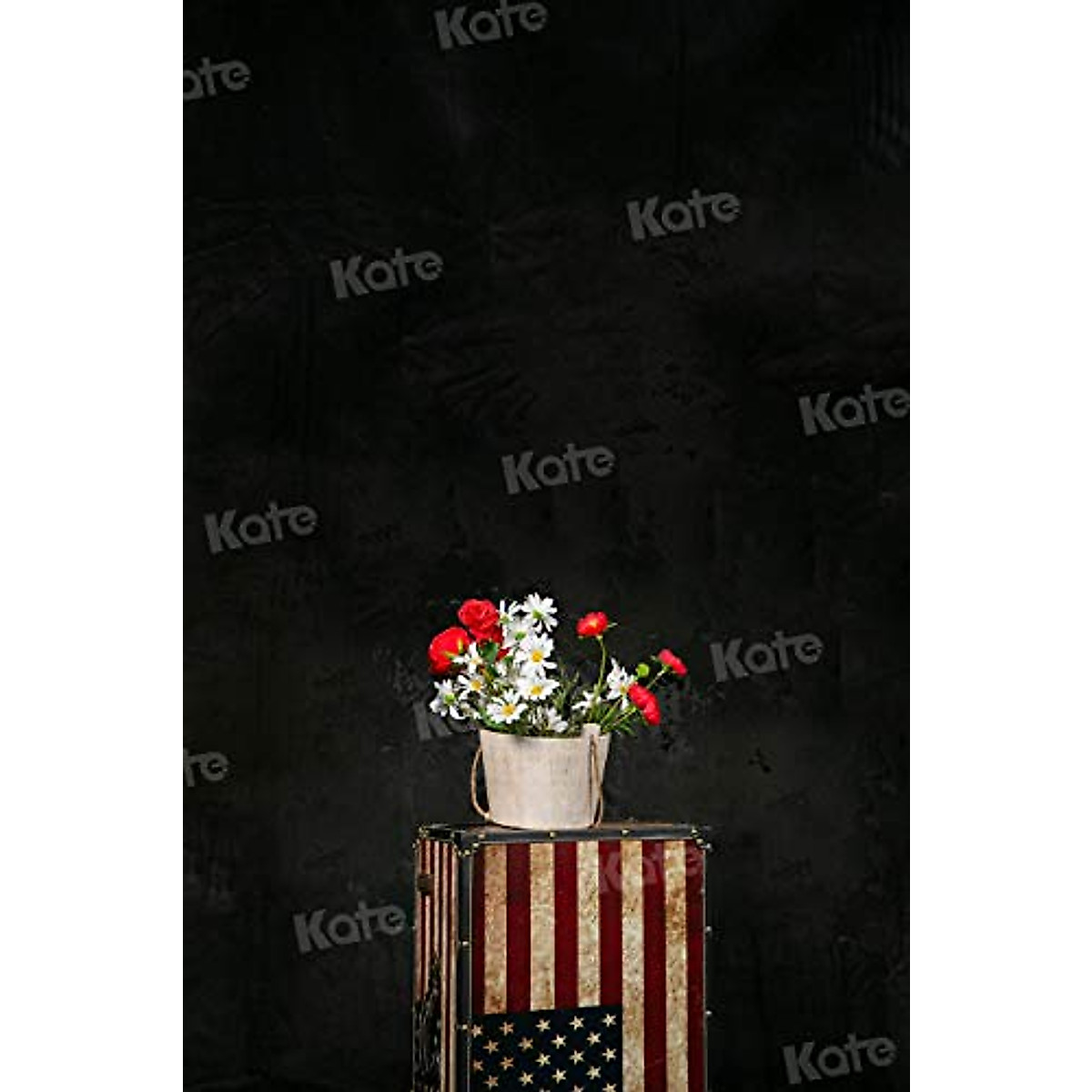 Kate 10ft×12ft Solid Black Backdrop Portrait Background for Photography Studio