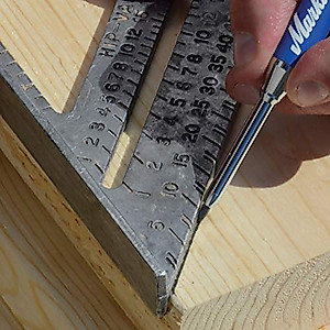 Markal - 96273 -Break Resistant Refills for Markal Pro Holder #96270, 2.8mm Diameter x 125mm Long, Graphite Color - 6 Pack