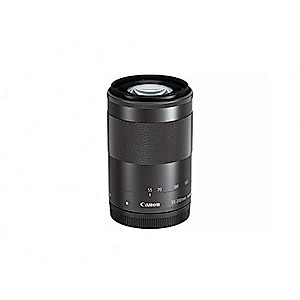 Canon EF-M 55-200mm f/4.5-6.3 Image Stabilization STM Lens (Black) (Renewed)