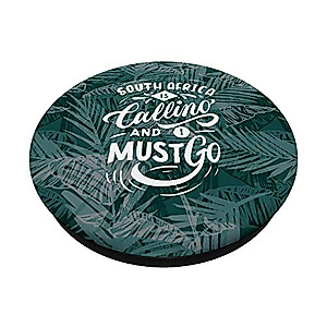 Moving To South Africa Gift Souvenir South African PopSockets PopGrip: Swappable Grip for Phones & Tablets