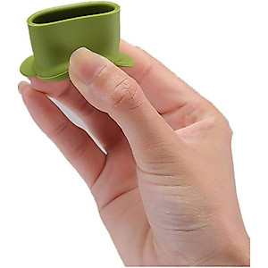 Wine Stoppers - Silicone Wine Bottle Caps - Reusable Unbreakable Sealer Cover Corks - Wine Gifts with Air-Tight Seal - Set of 2 Wine Accessories