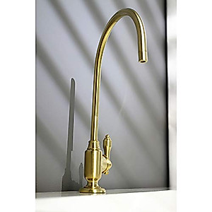 Kingston Brass KS5197TAL Tudor Single-Handle Water Filtration Faucet, Brushed Brass