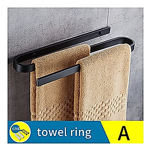 Towel Racks, Towel Rack Towel Holder for Bathroom Bathroom Towel Rack Wall Mounted Aluminum Toilet Towel Holder Shelf Storage Rack Bracket Fixture for/Atowel Rack/a