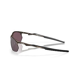 Oakley Men's OO4145 Wire Tap 2.0 Rectangular Sunglasses, Pewter/Prizm Daily Polarized, 60 mm