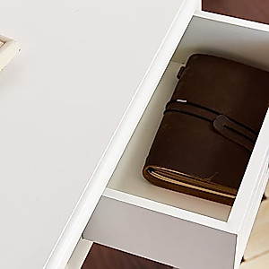 XBWEI Large Capacity Storage Desk Computer Desk Writing Desk with Removable Desk Organizer for Home