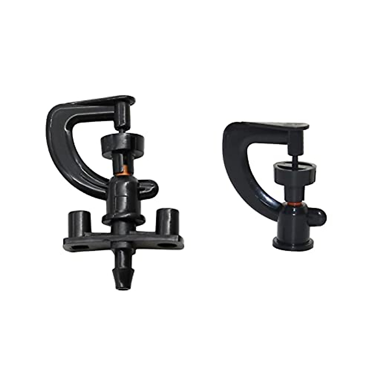 XLBH Irrigation Accessories Garden Vortex Sprayer Atomization Nozzles 360 Degree Watering Dust Removal Sprayer Agriculture Irrigation Sprinklers 20 Pcs widely Used (Color : Orange)