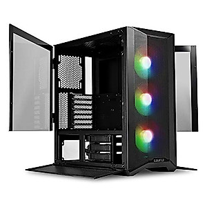 Lian Li LANCOOL II MESH C RGB-X USB Type-C Included Mid-Tower Black - LAN2MRX.50