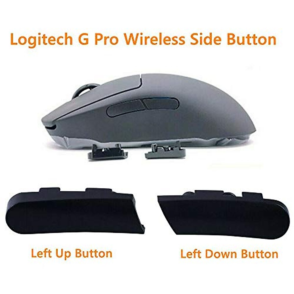 Zahara Mouse Side Button Side Key Replacement for Logitech G Pro Wireless Gaming Mouse Parts(Lower Left Button)