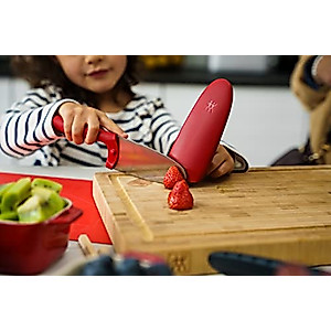 Zwilling 36550-101 Twinny, Red, 3.9 inches (100 mm), Children's Knife, Stainless Steel, Round Tip, Safety