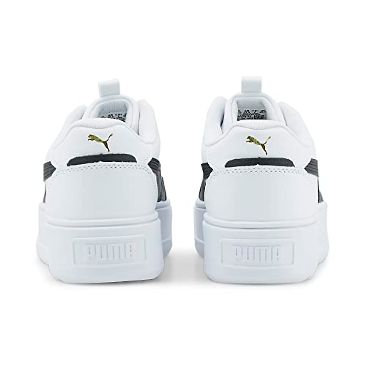 PUMA Women's KARMEN REBELLE Sneaker, Puma White-Puma Black, 9.5