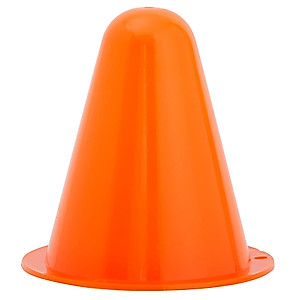 Juvale 50 Pack Mini Cones for Classroom, Small Sports Markers for Soccer, Playground (Orange, 3 in)