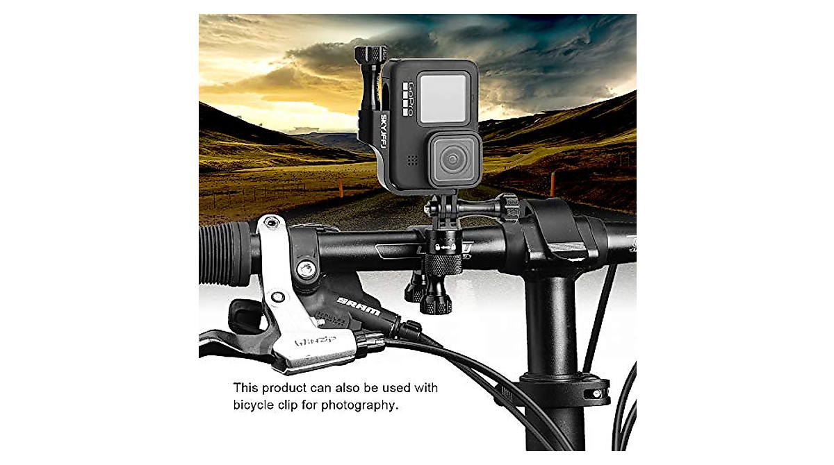 Durable 90° Aluminum Vertical Bracket for GoPro Hero9/10 Black
