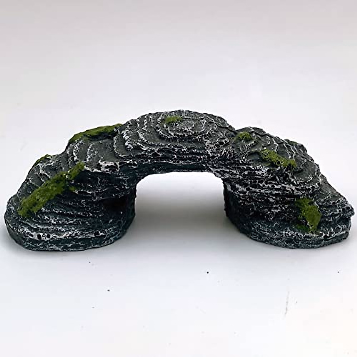 ANUOYE Turtle Basking Platform, Resin Aquarium Decorations for Fish Tank, Baby Tortoise Resting Rock Fish/Habitat Hiding Cave for Frogs, Newts,Lizard