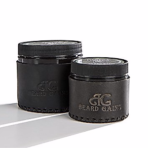 BEARD GAINS Pristine Scented Beard Balm for Men Medium Butter Hold | Nourish, Soften & Condition Facial Hairs | Made in USA