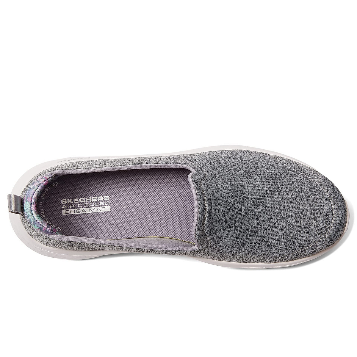 Skechers Women's GO Walk Flex-Clever View Sneaker, Gray, 5