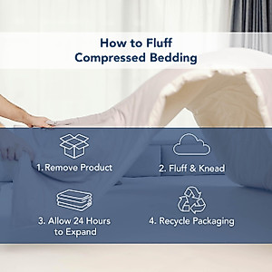 Serta Memory Flex Soft Queen Mattress Topper, 2" Pillow Top Mattress Pad, Cushioning Stain Resistant Mattress Protector with 15" Pocket for Secure Fit, Machine Washable, White