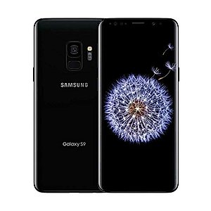 Samsung Galaxy S9 (64GB, 4GB RAM) 5.8" QHD+ Display, IP68 Water Resistance, 3000mAh Battery - GSM/CDMA Unlocked (AT&T/T-Mobile/Verizon/Sprint) w/US Warranty - SM-G960U (Midnight Black)