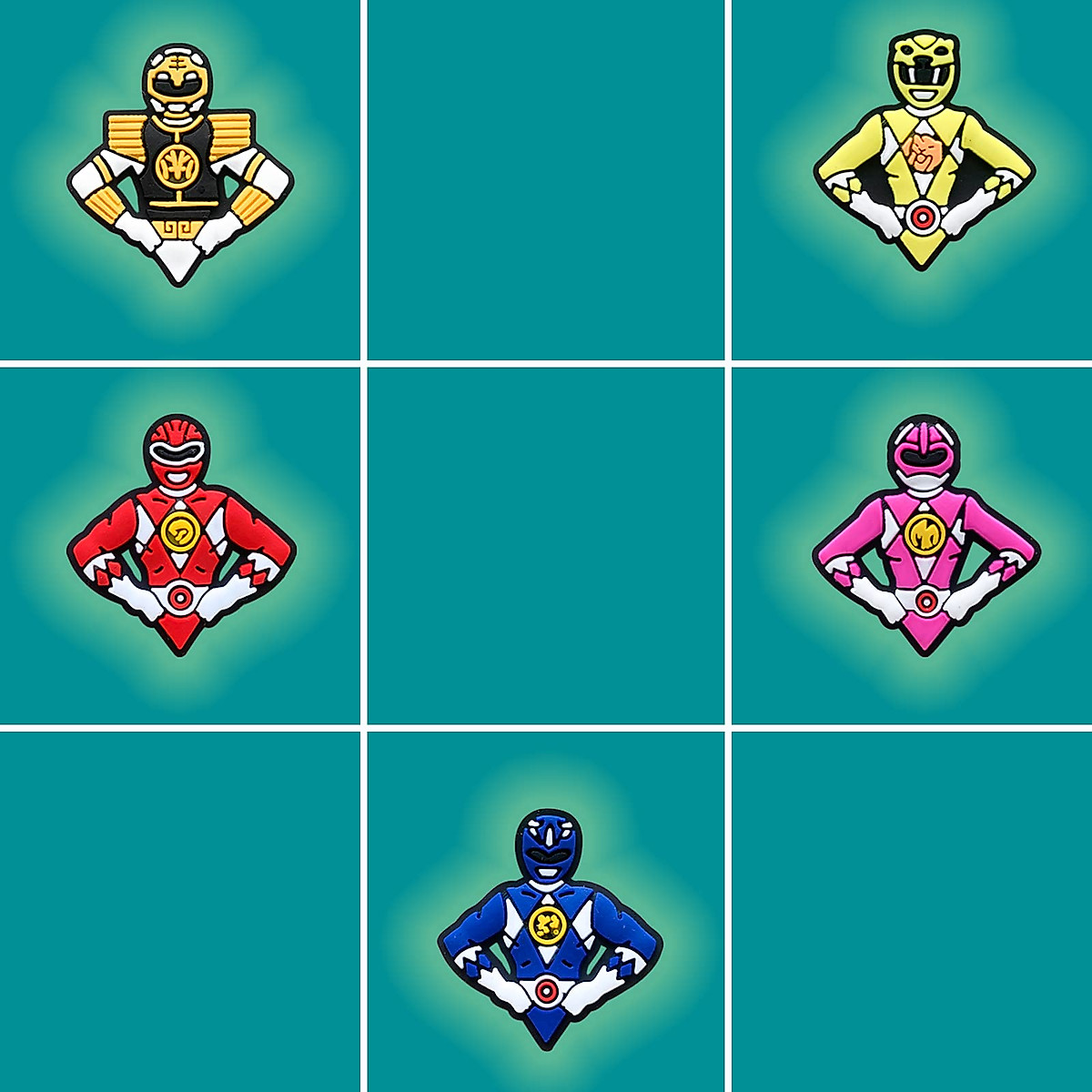 20Pcs Power Charms for Shoe, Shoe Charms for Clogs Sandals Decoration